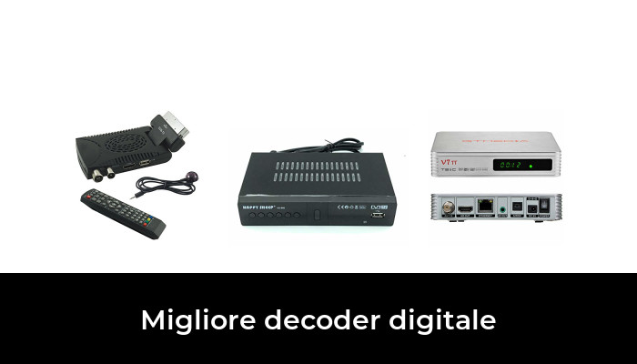 30 Migliore decoder digitale nel 2022: dopo 25 ore di ricerca
